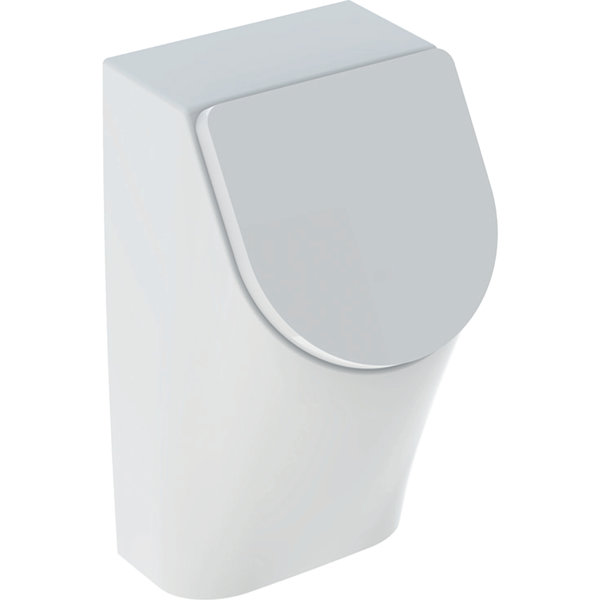 Geberit Renova Plan urinal with lid, inlet from the rear